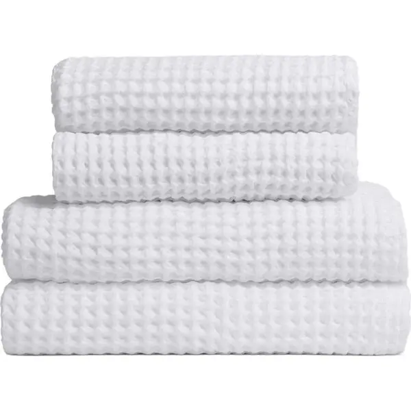 PARACHUTE Turkish Cotton Waffle Bath Essentials - White