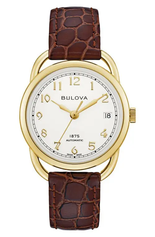 Bulova Joseph Commodore Strap Watch - Goldone