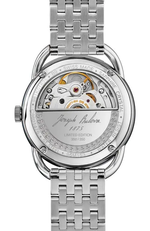 Bulova Joseph Commodore Bracelet Watch - Silver-tone