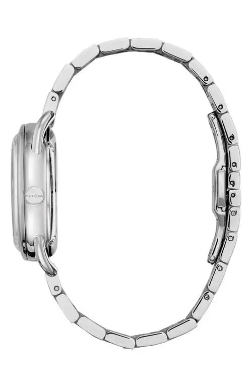 Bulova Joseph Commodore Bracelet Watch - Silver-tone