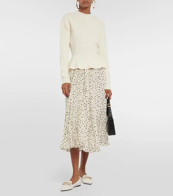 JIMMY CHOO Gala Embellished Leather Ballet Flats