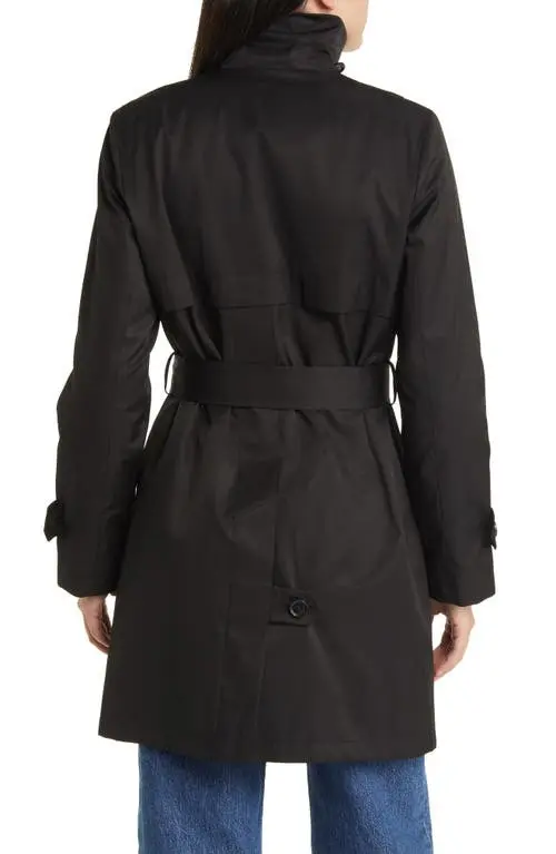 Sam Edelman Belted Trench Coat - Black