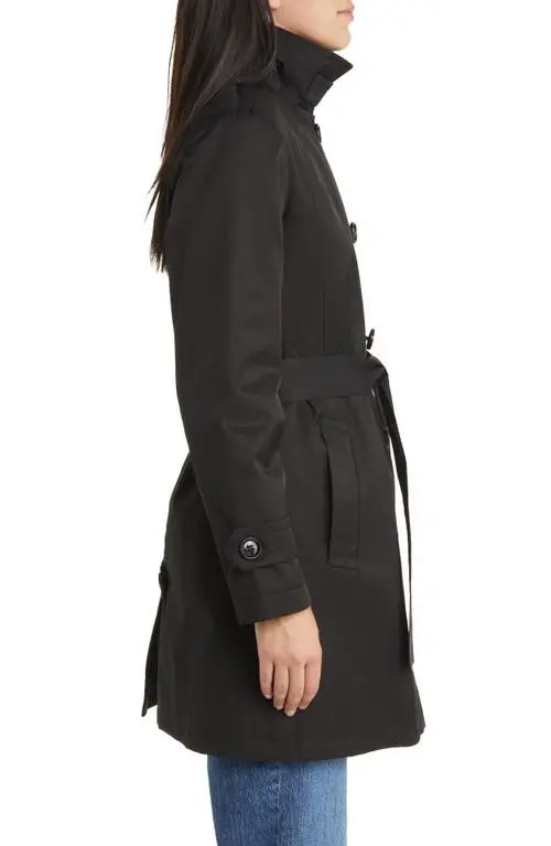 Sam Edelman Belted Trench Coat - Black