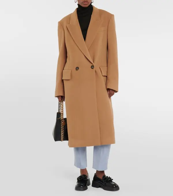 Stella McCartney Double-breasted Wool Coat