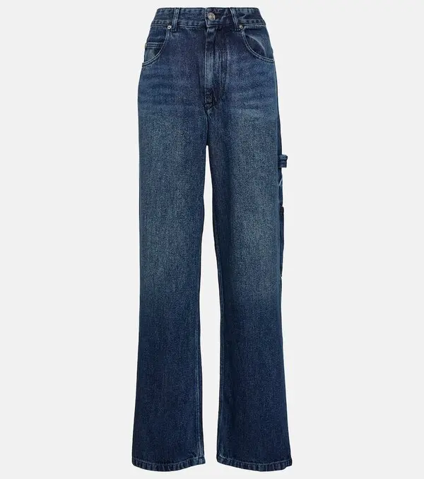 MARANT ETOILE Bymara High-rise Cargo Jeans