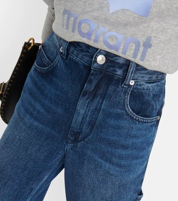 MARANT ETOILE Bymara High-rise Cargo Jeans