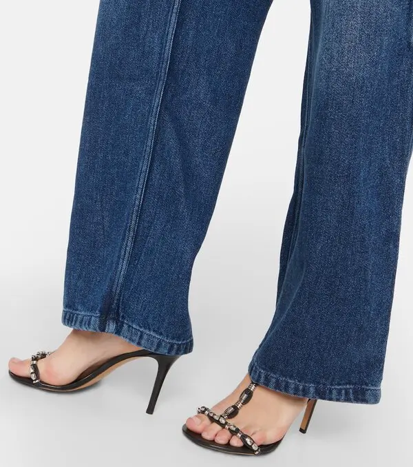 MARANT ETOILE Bymara High-rise Cargo Jeans