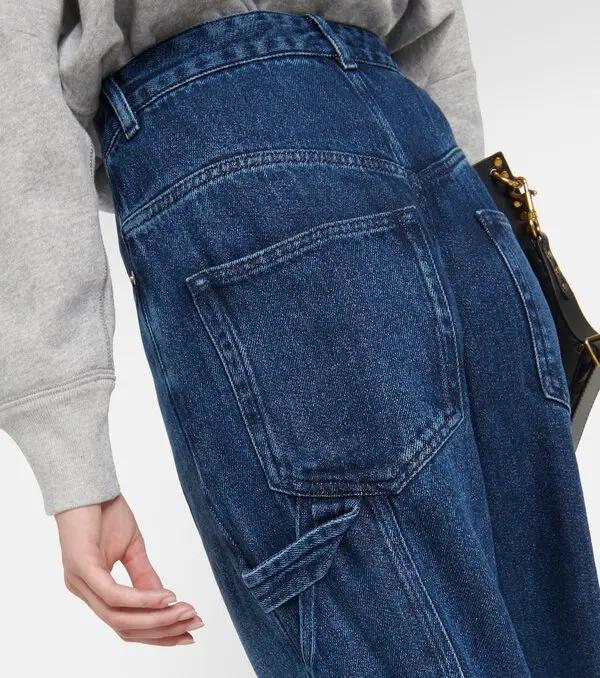 MARANT ETOILE Bymara High-rise Cargo Jeans