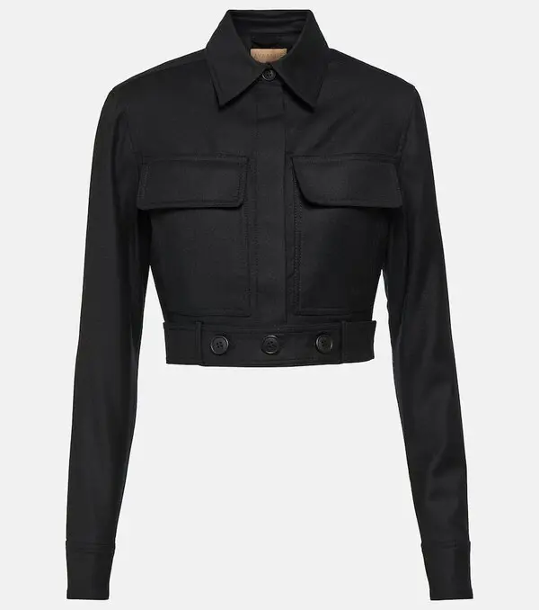 AYA MUSE Myca Cropped Wool Jacket