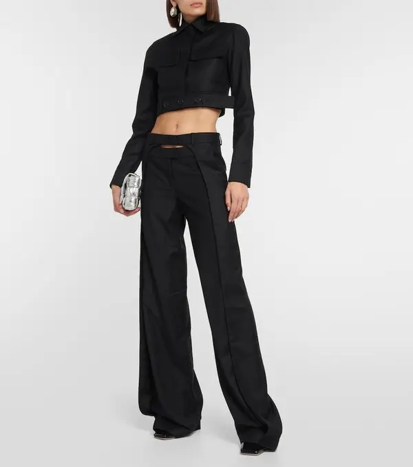 AYA MUSE Myca Cropped Wool Jacket
