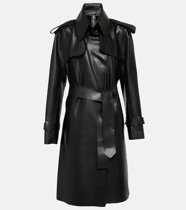 Norma Kamali Belted Trench Coat