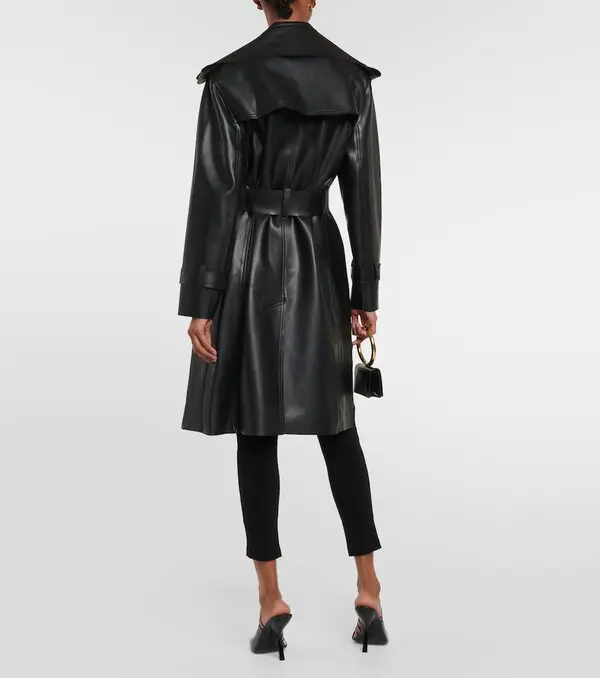 Norma Kamali Belted Trench Coat