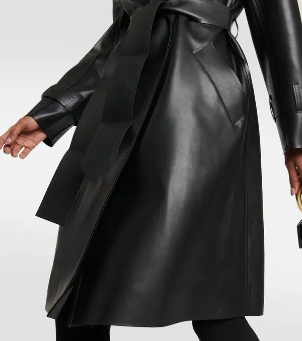 Norma Kamali Belted Trench Coat