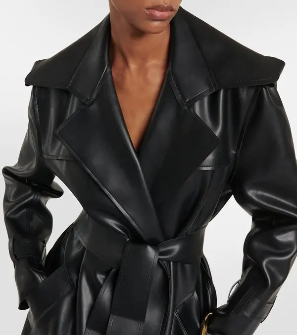 Norma Kamali Belted Trench Coat