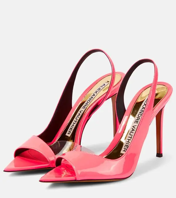 Alexandre Vauthier Patent Leather And Pvc Sandals