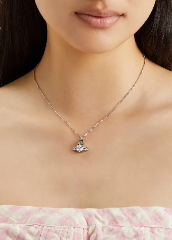 VIVIENNE WESTWOOD Ariella Embellished Orb Necklace - Silver