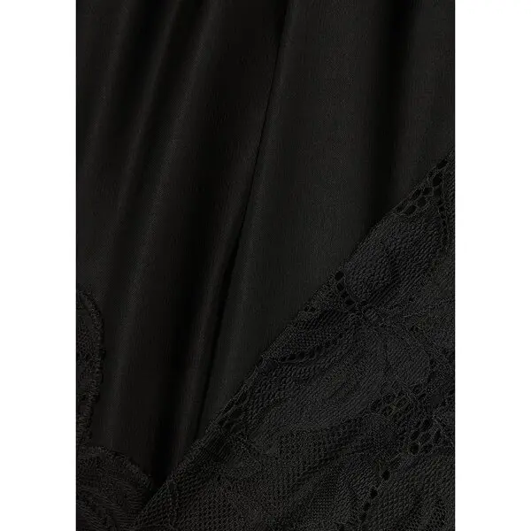 Rabanne Satin And Lace Maxi Dress