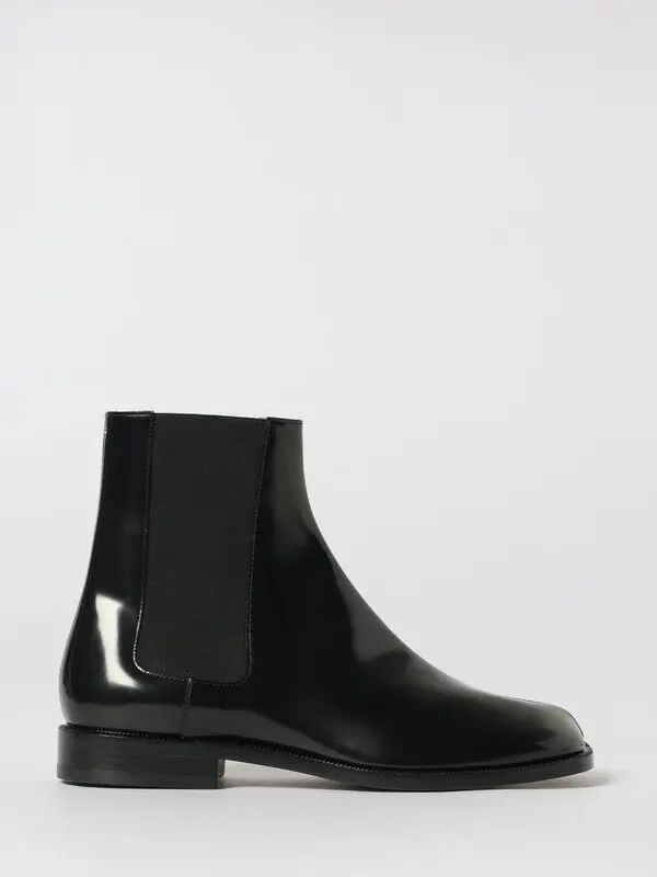 MAISON MARGIELA Leather Chelsea Boots - Black