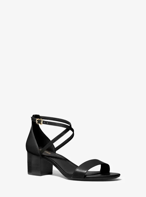 Michael Kors Serena Flex Leather Sandal
