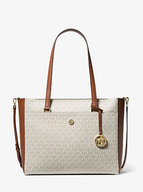 Michael Kors Maisie Large Logo 3-in-1 Tote - Natural