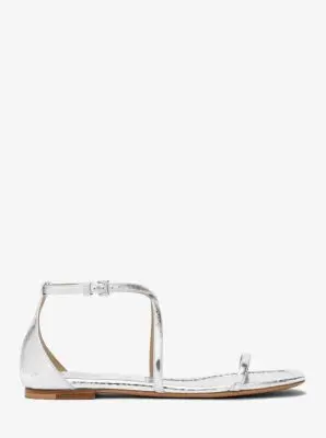 Michael Kors Polly Leather Sandal