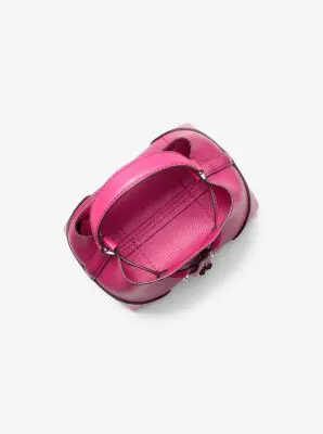 Michael Kors Mercer Small Pebbled Leather Bucket Bag