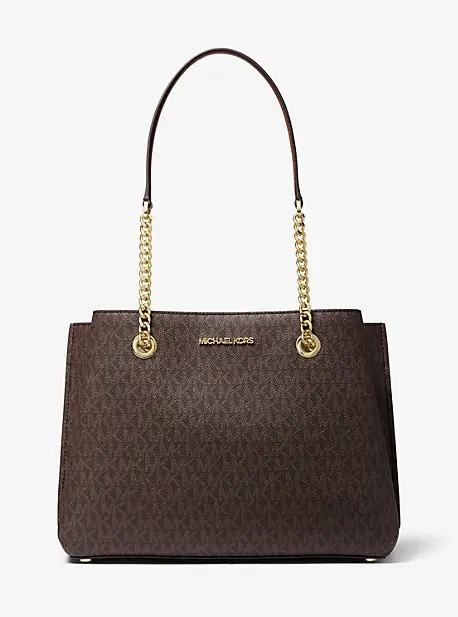 Michael Kors Teagan Large Logo Shoulder Bag