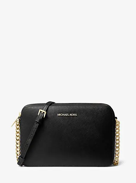 Michael Kors Jet Set Large Saffiano Leather Crossbody Bag