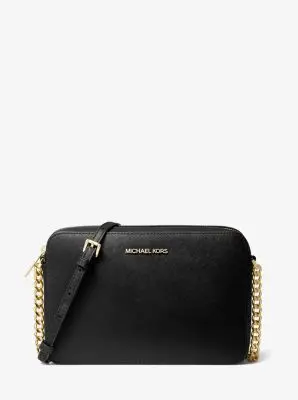 Michael Kors Jet Set Large Saffiano Leather Crossbody Bag