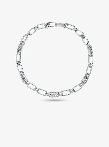 Michael Kors Precious Metal-plated Brass Chain Link Necklace