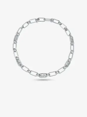 Michael Kors Precious Metal-plated Brass Chain Link Necklace