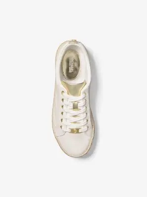 Michael Kors Libby Cotton Canvas Platform Sneaker