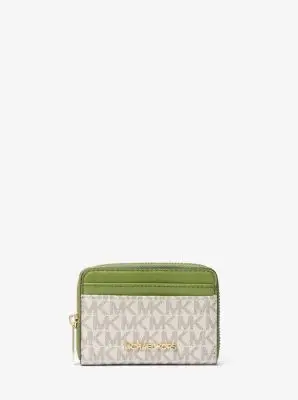 Michael Kors Jet Set Travel Medium Logo Zip-around Card Case