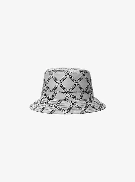 Michael Kors Empire Logo Jacquard Bucket Hat - Black  display picture 2