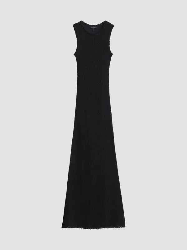Rag & Bone Carine Knit Maxi Dress - Black