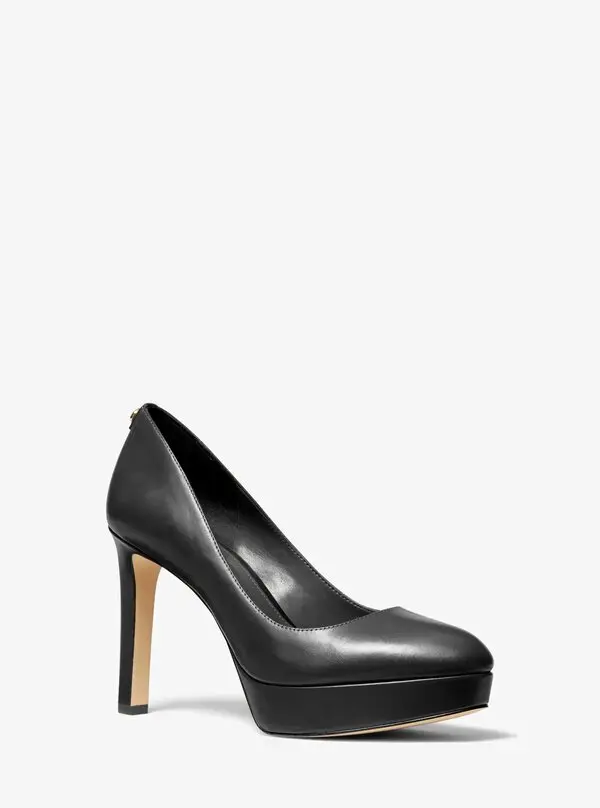 Michael Kors Chantal Leather Platform Pump