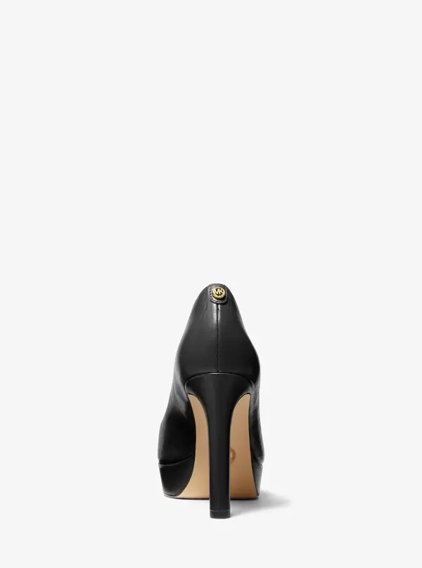 Michael Kors Chantal Leather Platform Pump