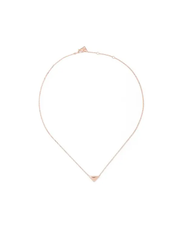 Prada Eternal Gold Necklace With Triangle Pendant - Gold/silver