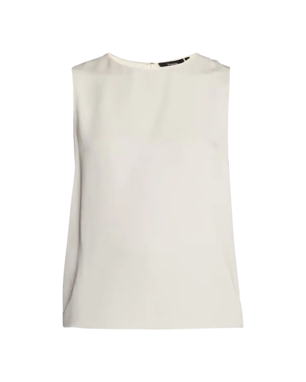 Theory Silk Shell Top - Ivory