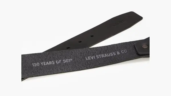 LEVI'S Heritage Leather Belt - Regular Black