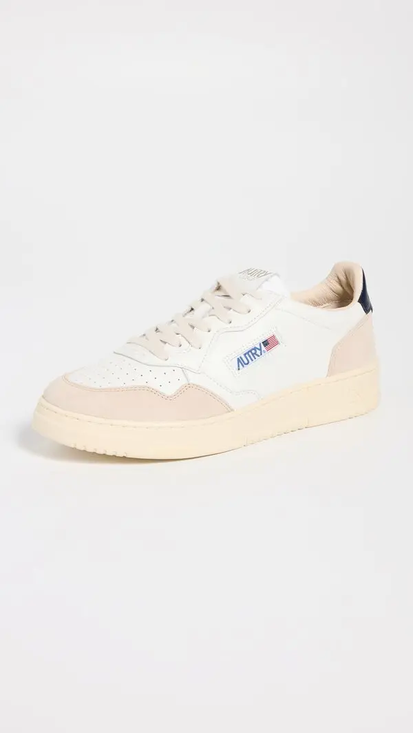 AUTRY Medalist Low Sneakers - Wht/blue