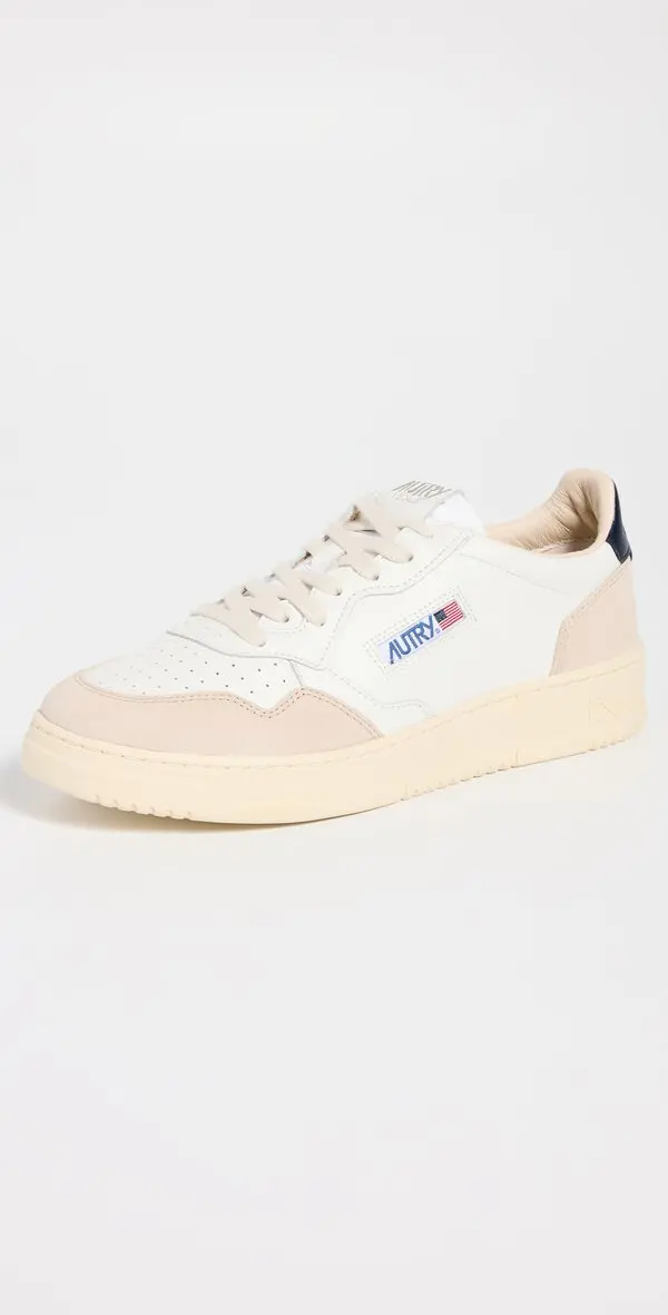 AUTRY Medalist Low Sneakers - Wht/blue