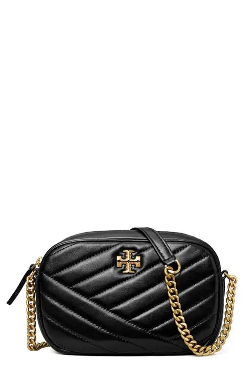 Tory Burch Kira Chevron Camera Bag - Black