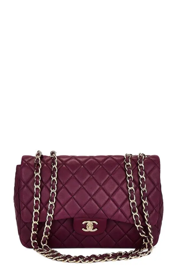 Chanel Lambskin Jumbo Classic Flap Bag