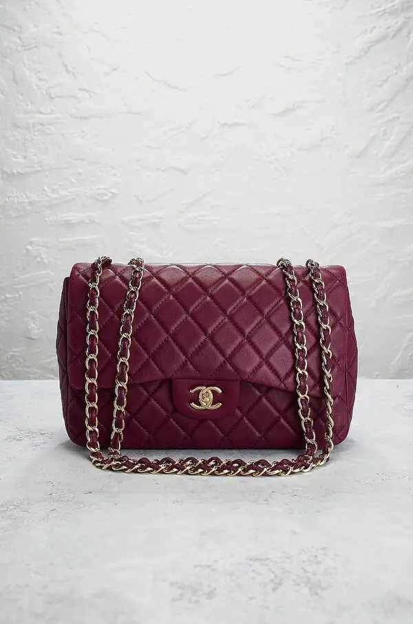Chanel Lambskin Jumbo Classic Flap Bag