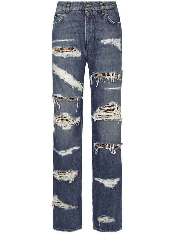 Dolce & Gabbana Straight-leg Jeans - Blue
