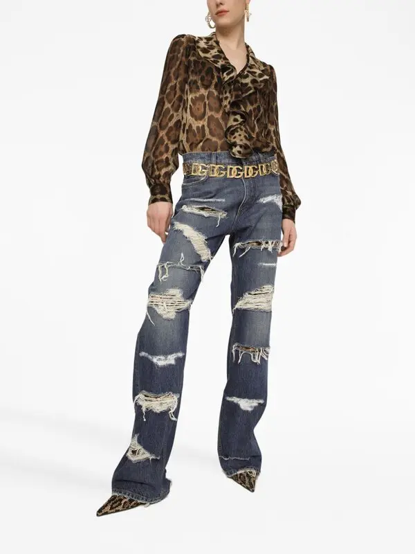 Dolce & Gabbana Straight-leg Jeans - Blue