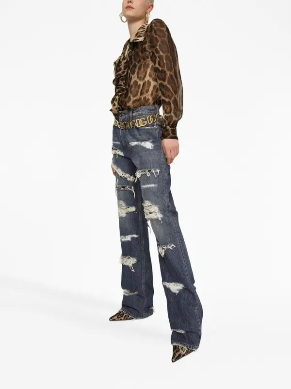 Dolce & Gabbana Straight-leg Jeans - Blue