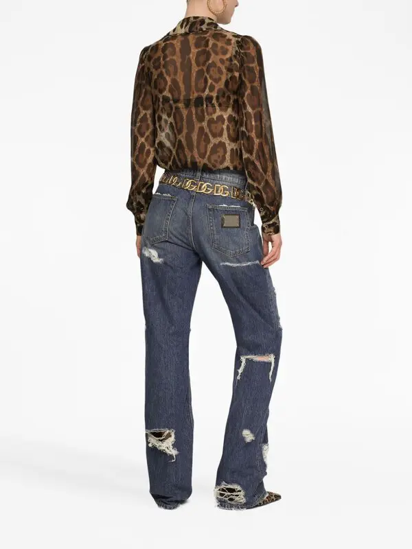 Dolce & Gabbana Straight-leg Jeans - Blue