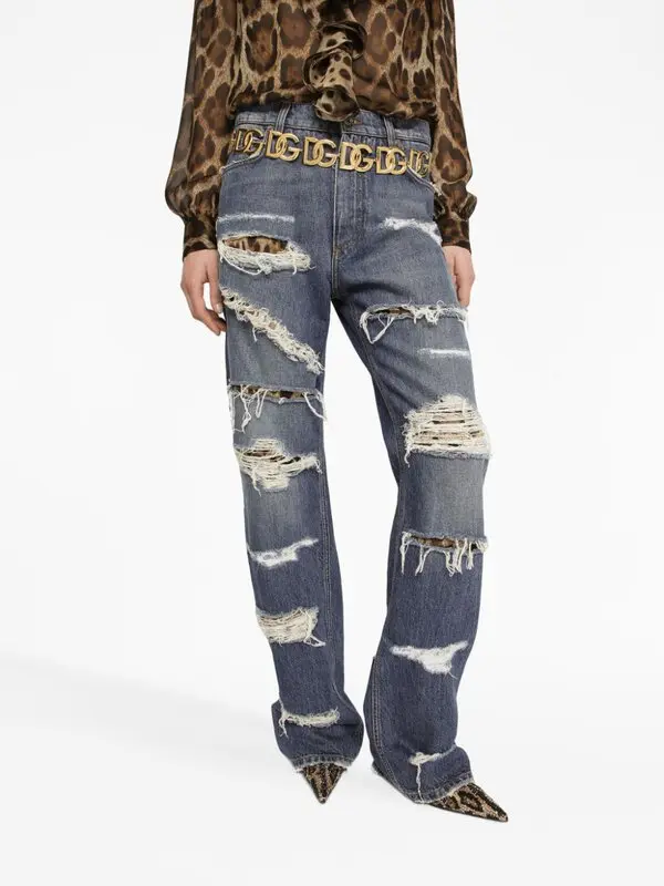 Dolce & Gabbana Straight-leg Jeans - Blue